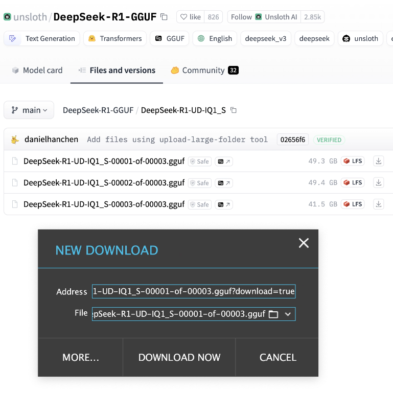 MacBookPro部署DeepSeek-R1基于Unsloth动态量化版本 – Scanz个人博客